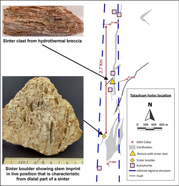 Aurania Discovers a Significant Epithermal System at Its Tatasham ...
