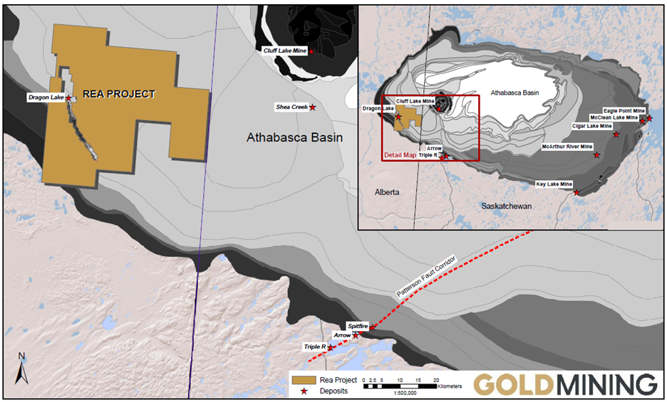 GoldMining To Advance The Rea Uranium Project, One Of The Largest Land ...