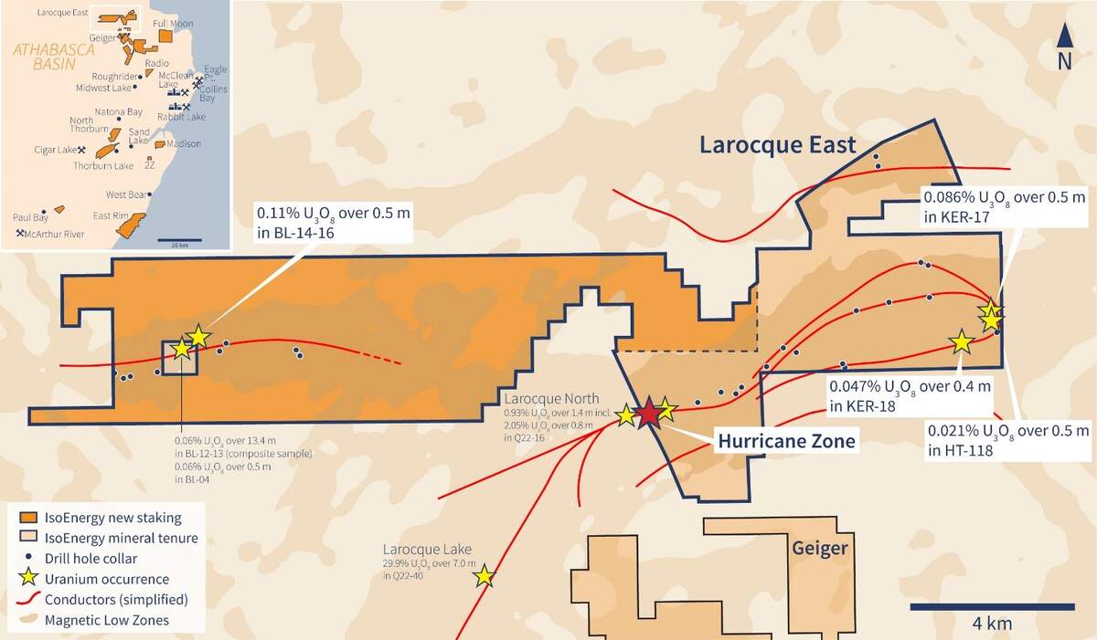 SRC News: IsoEnergy Expands Larocque East Uranium Property Through Staking