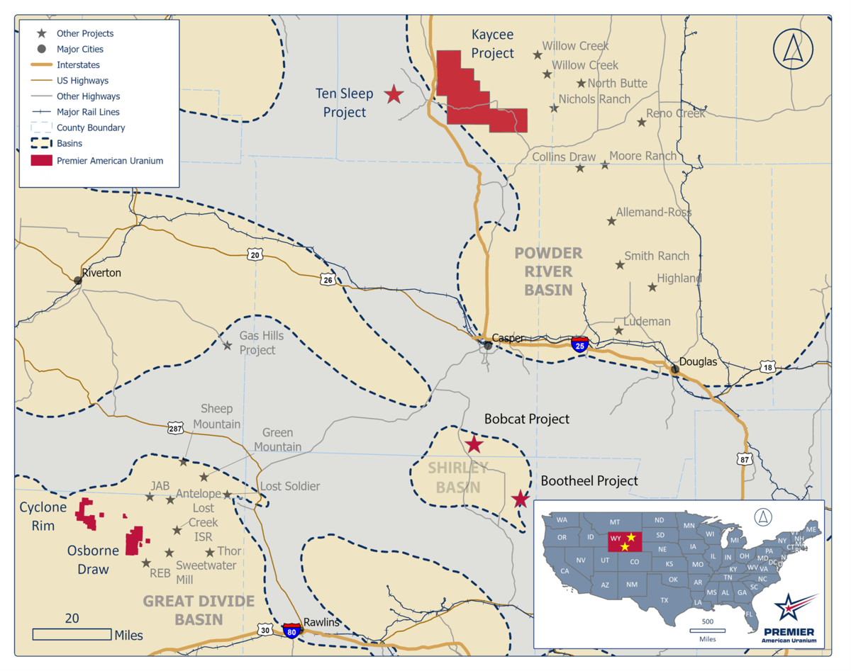 Premier American Uranium Expands and Further Defines Uranium ...